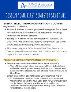 First-Year Students - Academic Advising